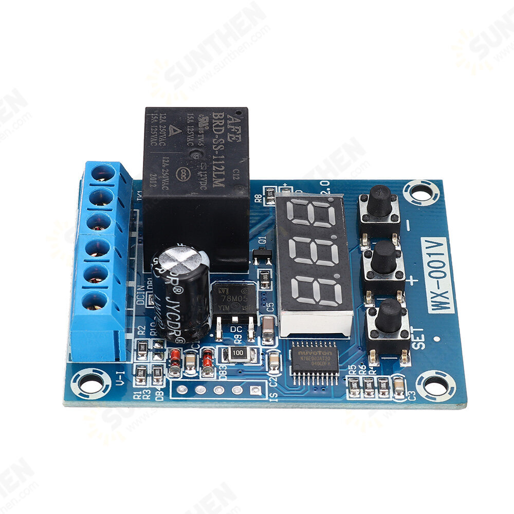 Voltage Detection Module Relay Switch Charging Discharge Monitoring ...
