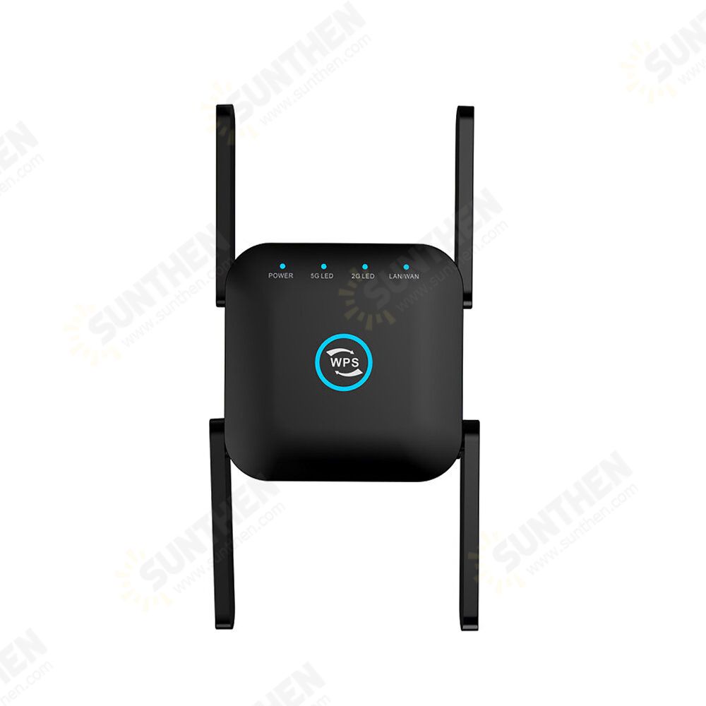 1200Mbps Wireless Wifi Repeater 2.4GHz & 5GHz Long Range Wi-Fi Repeater ...