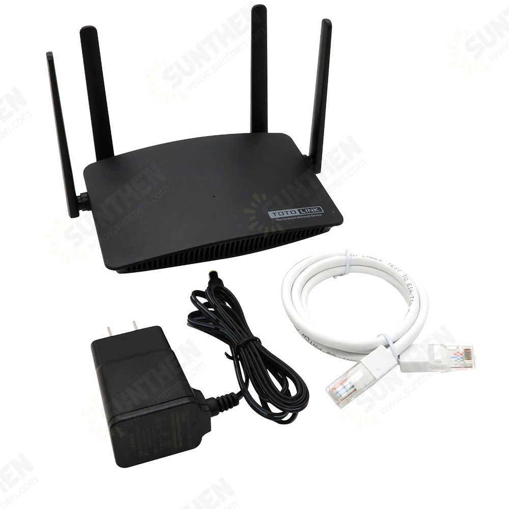 1200Mbps Router Wireless Dual Band 4 * External Antenna Router Gigabit ...