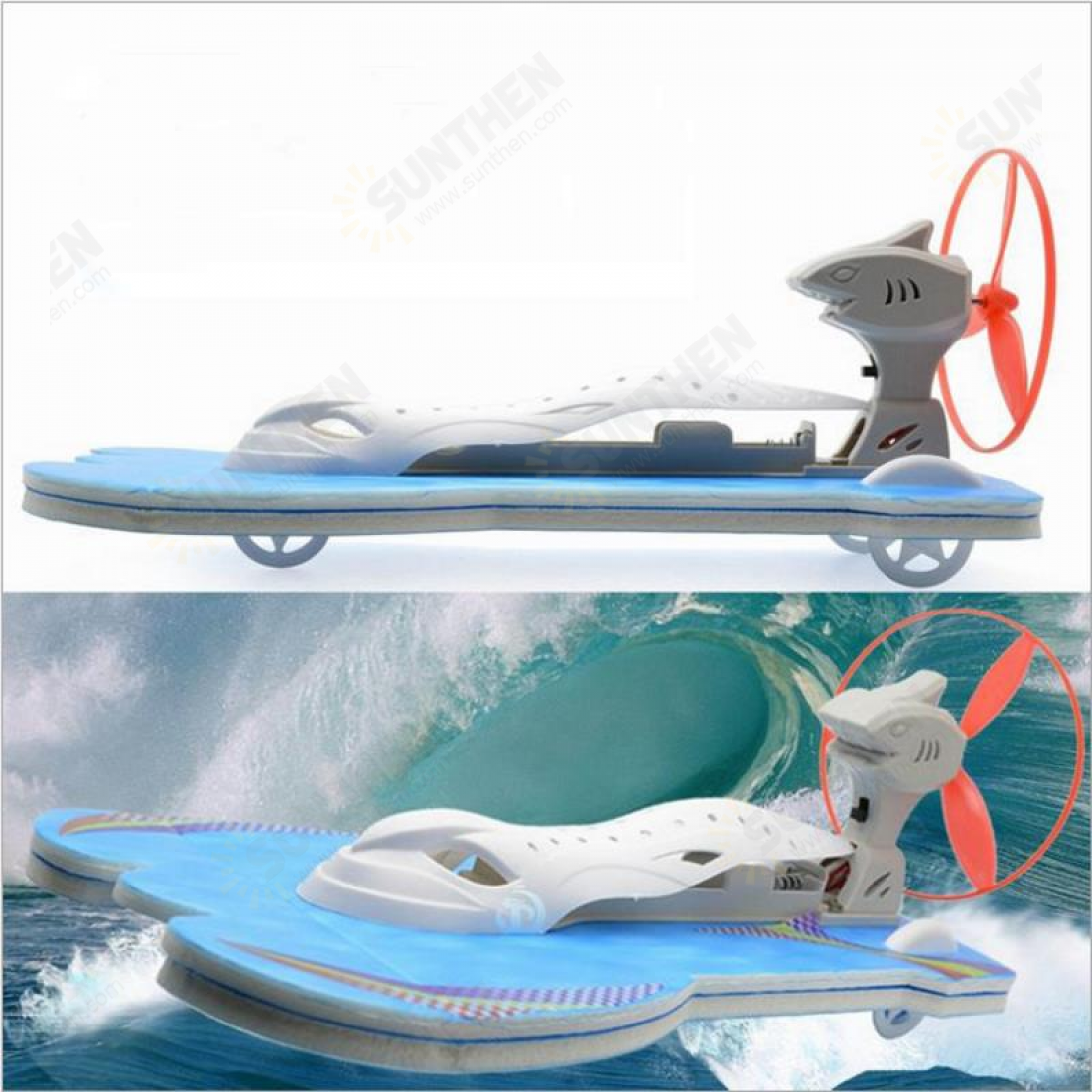 Aerodynamic Speedboat Assembly Model Science Technology Wind Energy ...