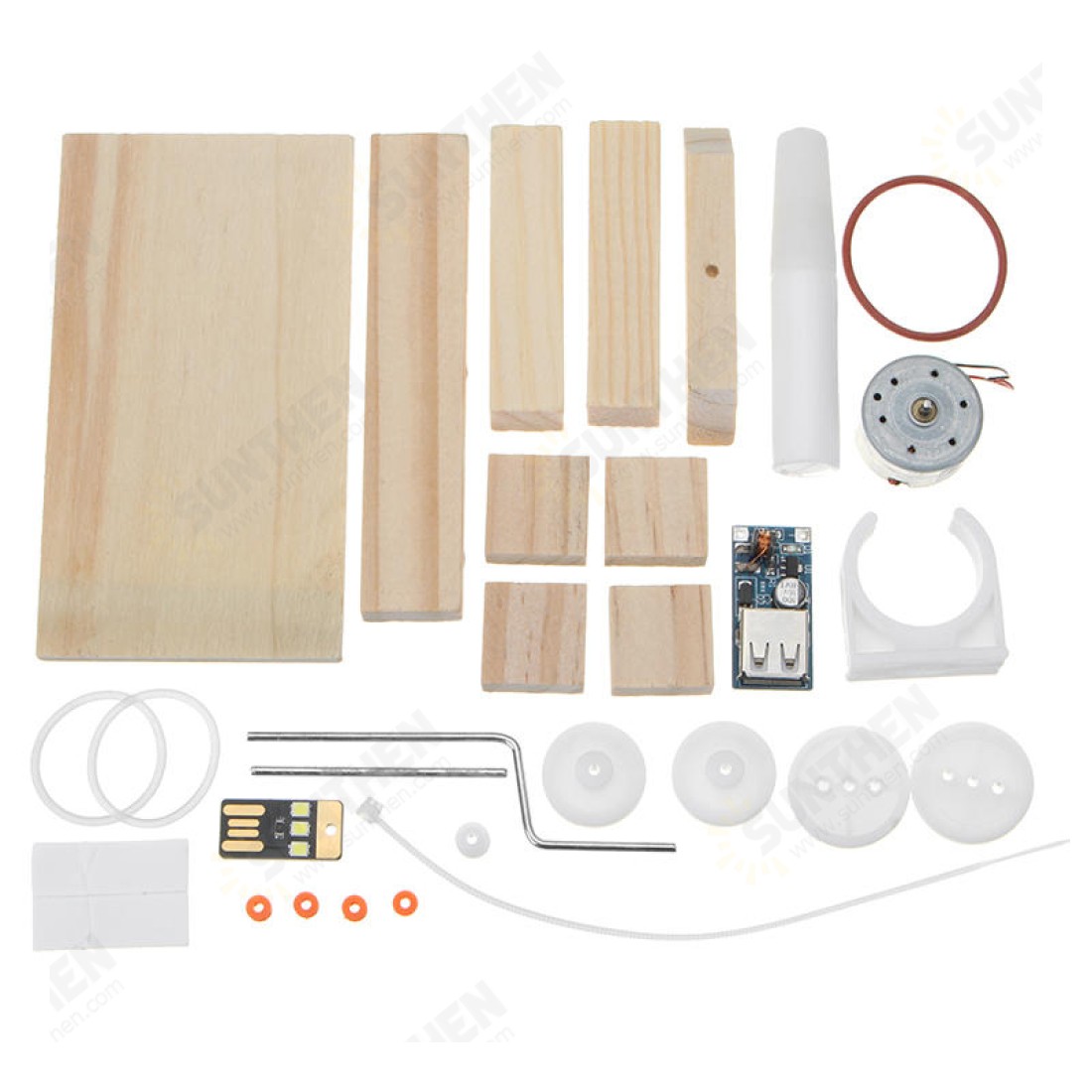 DIY Hand Crank Generator Scientific Education Material Assemble Model ...