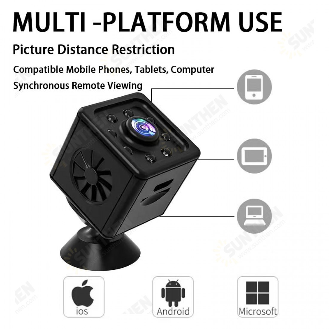 G107 Full HD 1080P Mini Security Camera 150° Wide Angle Direct ...