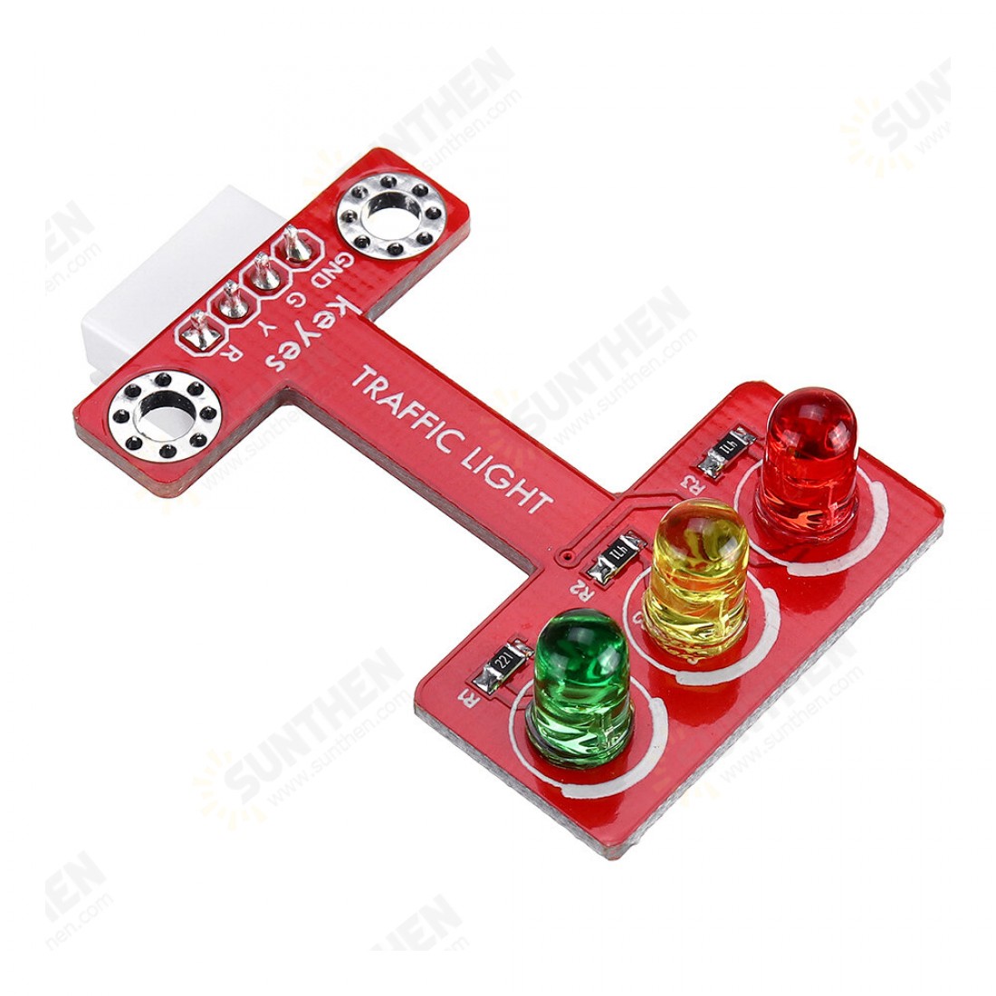 Brick LED Emitting Traffic Light Module(pad hole) Anti-reverse Plug ...