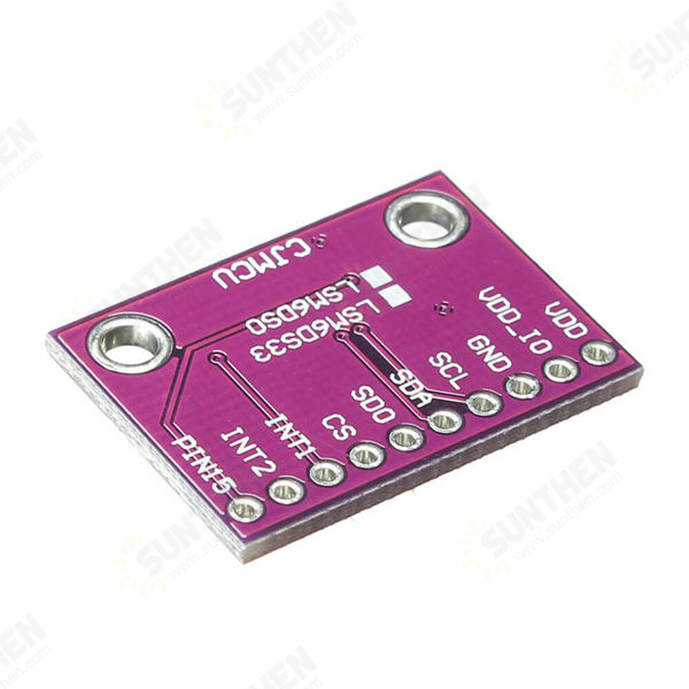 LSM6DS33TR 3-Axis Accelerometer + 3-Axis Gyroscope 6-Axis Inertial Angle Sensor 6DOF Module