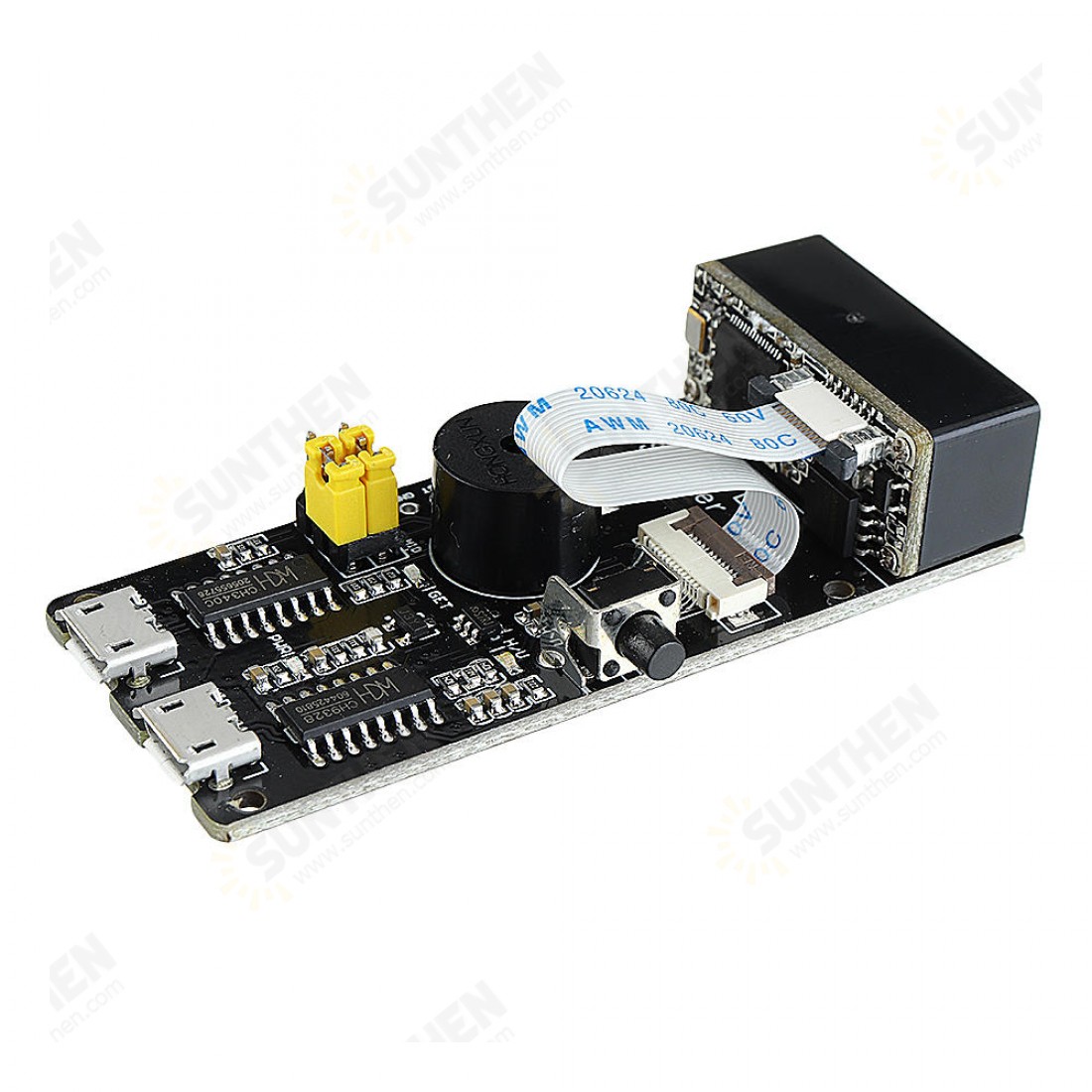 UART Serial Embedded 2D Two-dimensional Scanner v3.0 Engine Barcode Recognition Scanning Module ...