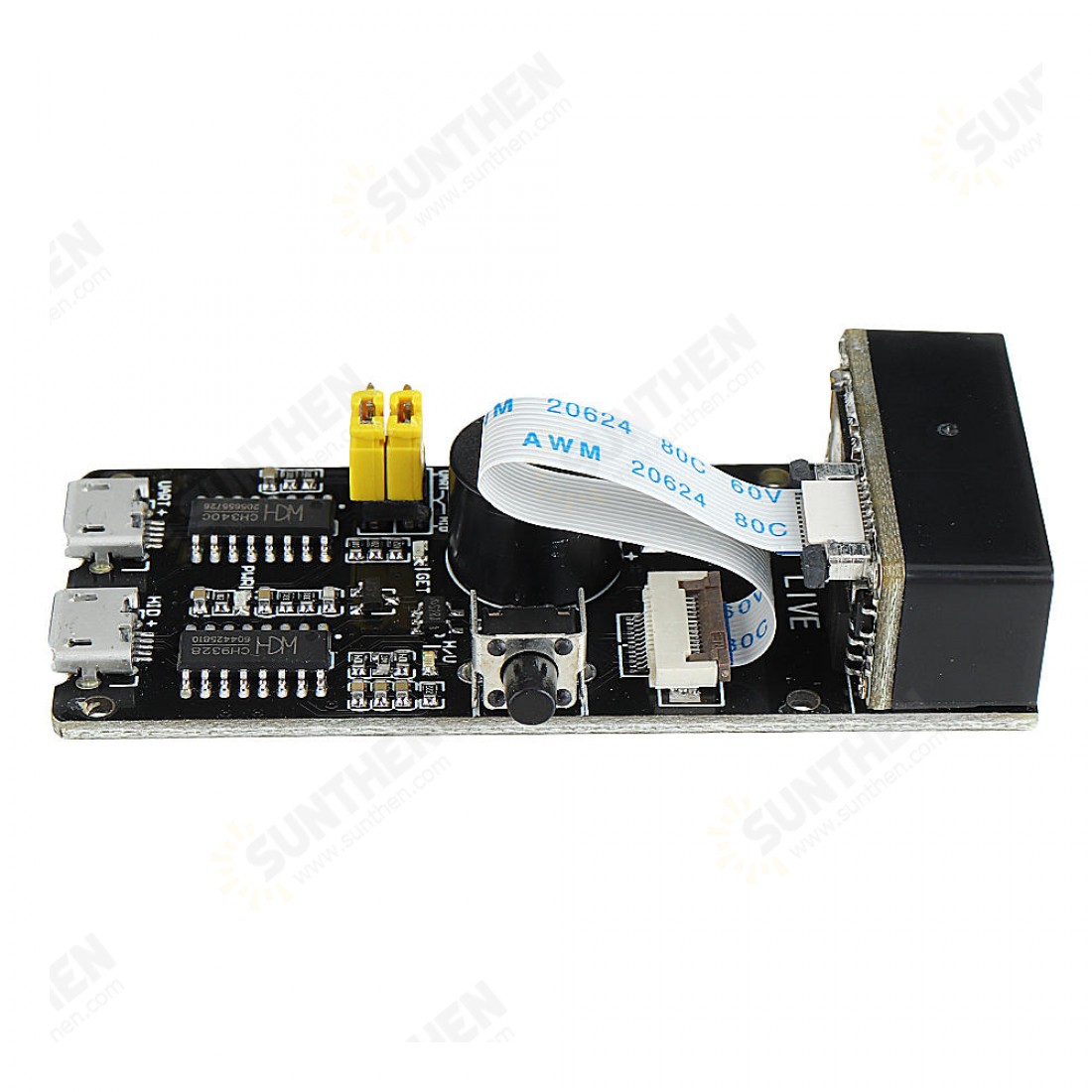 UART Serial Embedded 2D Two-dimensional Scanner v3.0 Engine Barcode ...