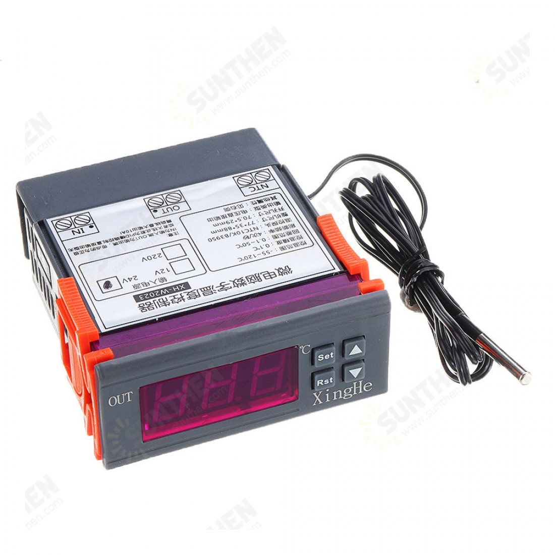 XH-W2023 PID Temperature Controller Solid State Output 0.1 Precision ...