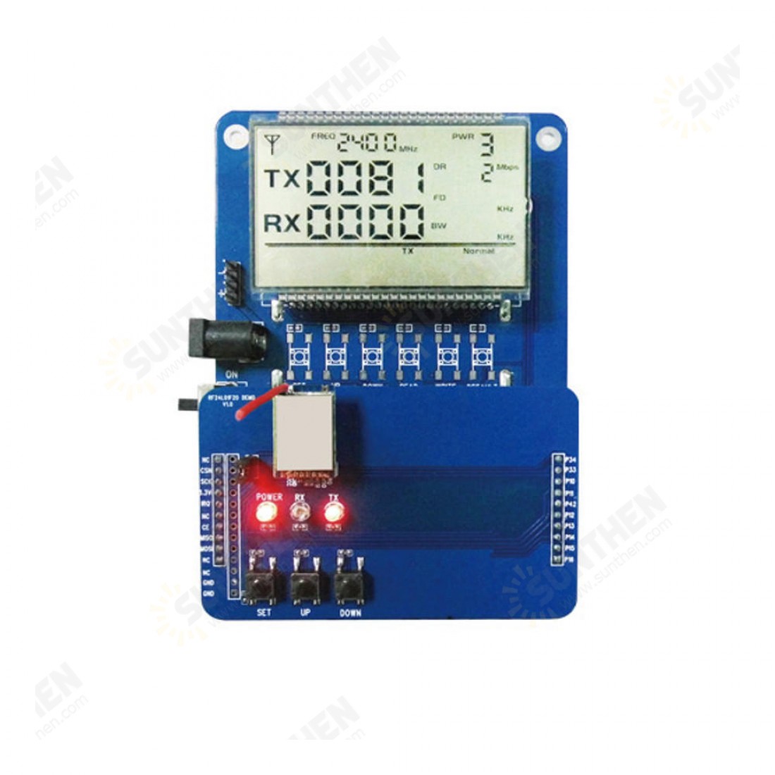 2.4G Module Function Demonstration Board RF2401F20 DEMO For Development ...
