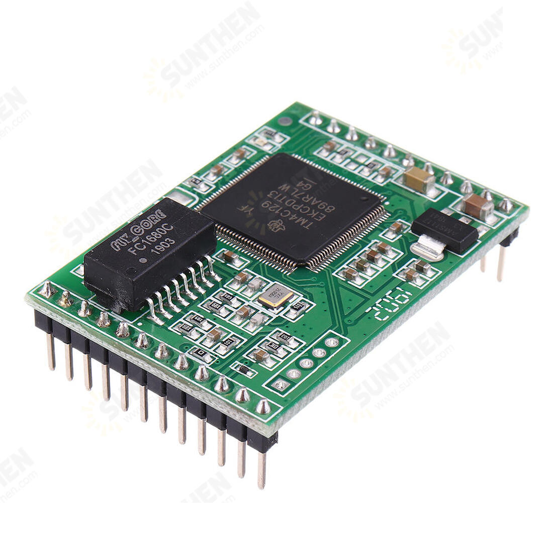 Three 3 Channel Serial Port to Ethernet Module TTL Level Support DHCP WEB Configuration USR ...