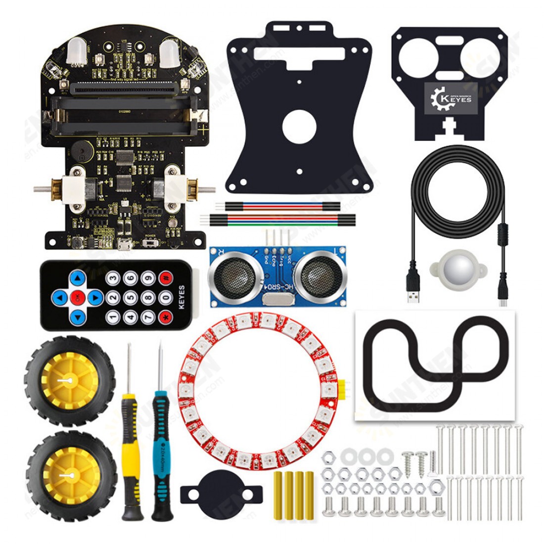 Micro:bit Smart Car Kit for Python Graphic Programming STEAM ...