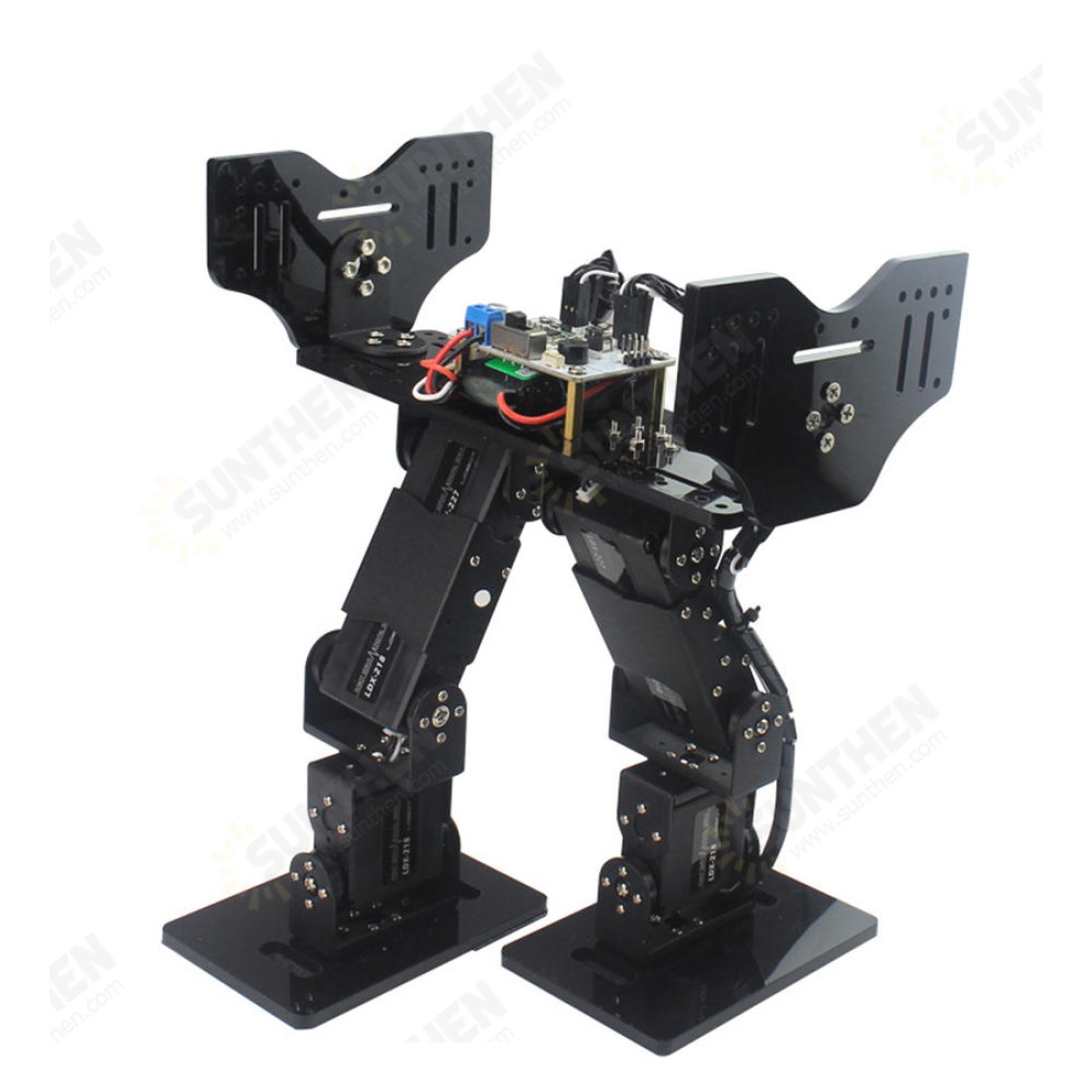 6DOF RC Robot Walking Turn Somersault Programmable APP bluetooth ...