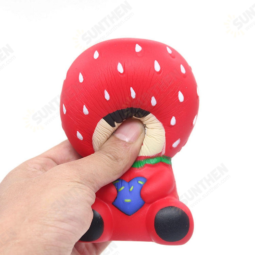 Squishy Strawberry Princess 10CM Slow Rising Rebound Jumbo Toys With ...