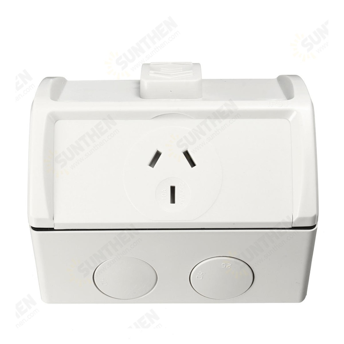 10A Weatherproof Single Powerpoint Outdoor Power Outlet Switch Socket AU