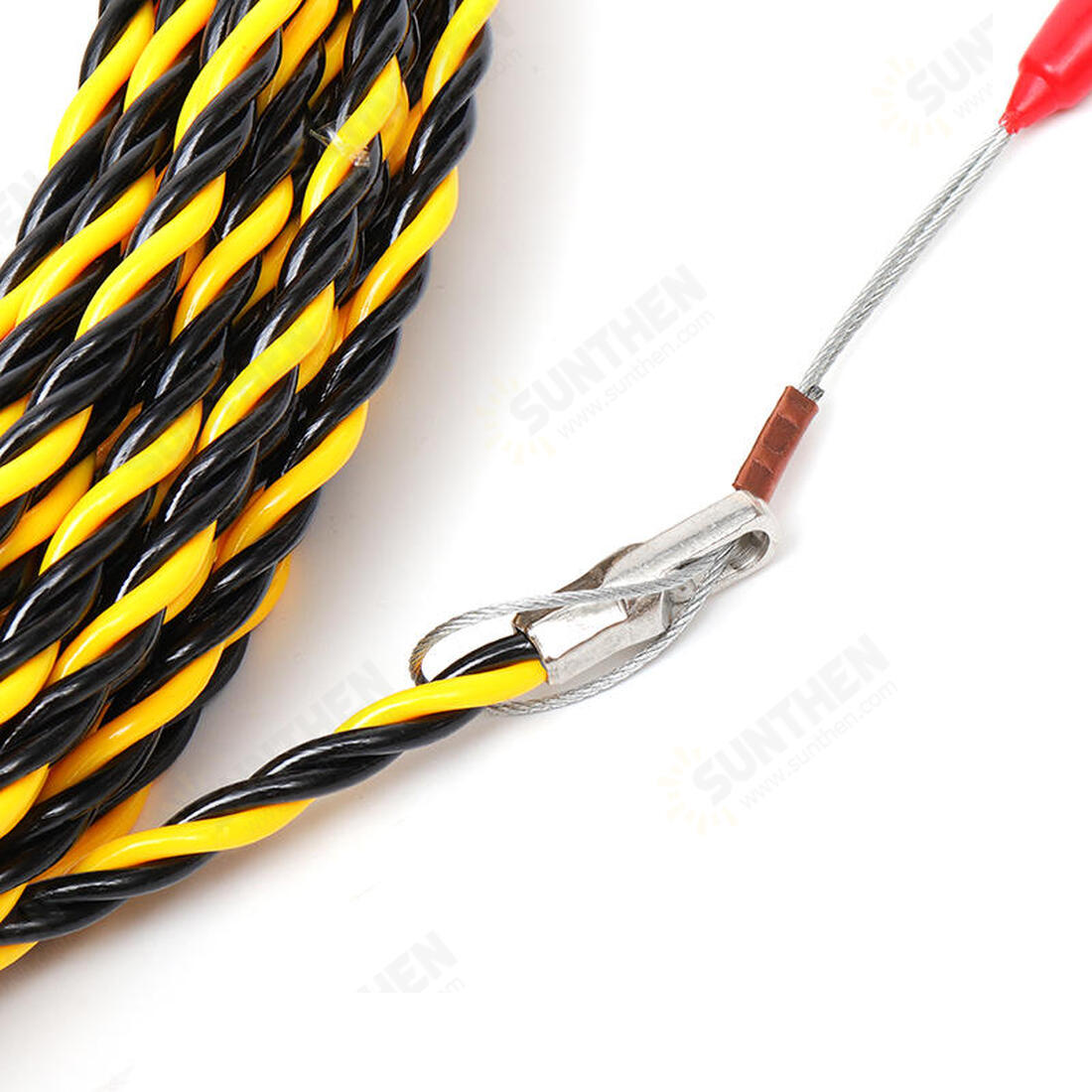 5M/10M/15M/20M/25M 6mm Spiral Cable Puller Conduit Snake Cable Rodder ...