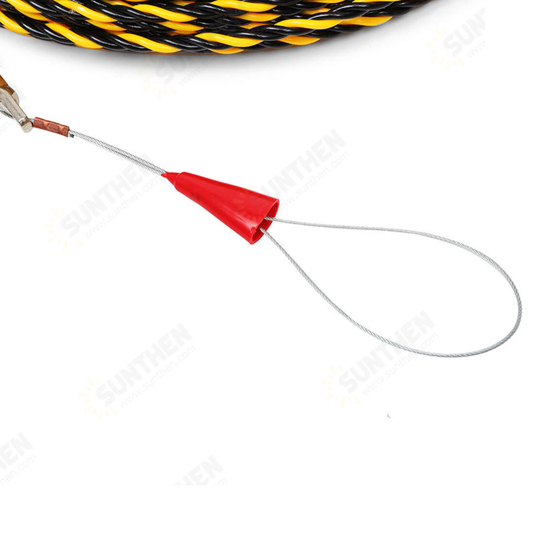 5M/10M/15M/20M/25M 6mm Spiral Cable Puller Conduit Snake Cable Rodder ...