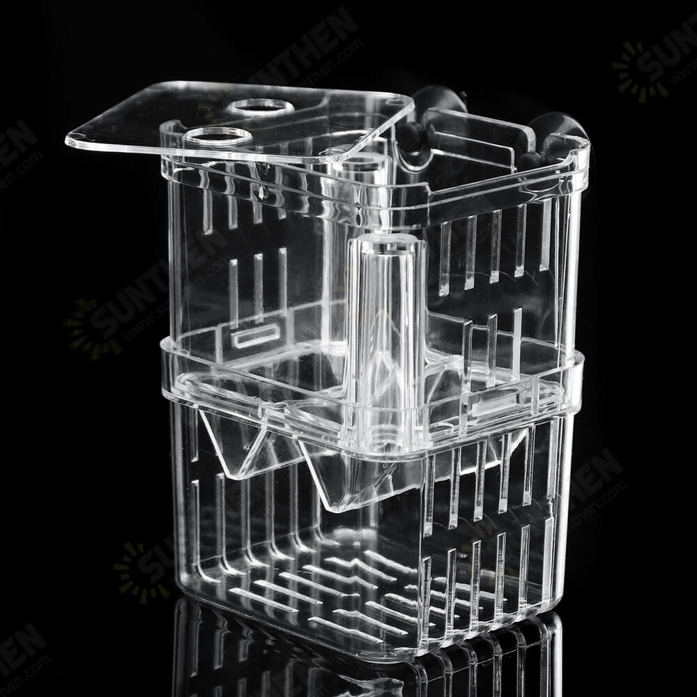 Aquarium Fish Tank Breeder Box Isolation Box Breeder Hatchery Incubator ...