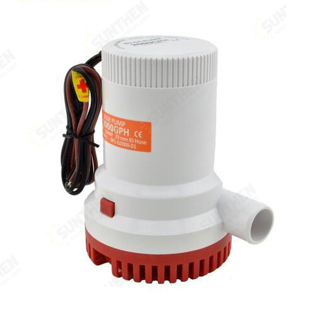 High Pressure 2000GPH Boat Bilge Pump 24V Bilge Bump 24V DC 12V Kayak ...