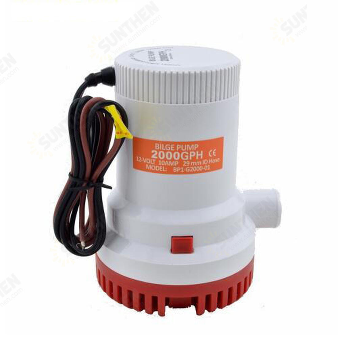High Pressure 2000GPH Boat Bilge Pump 24V Bilge Bump 24V DC 12V Kayak ...