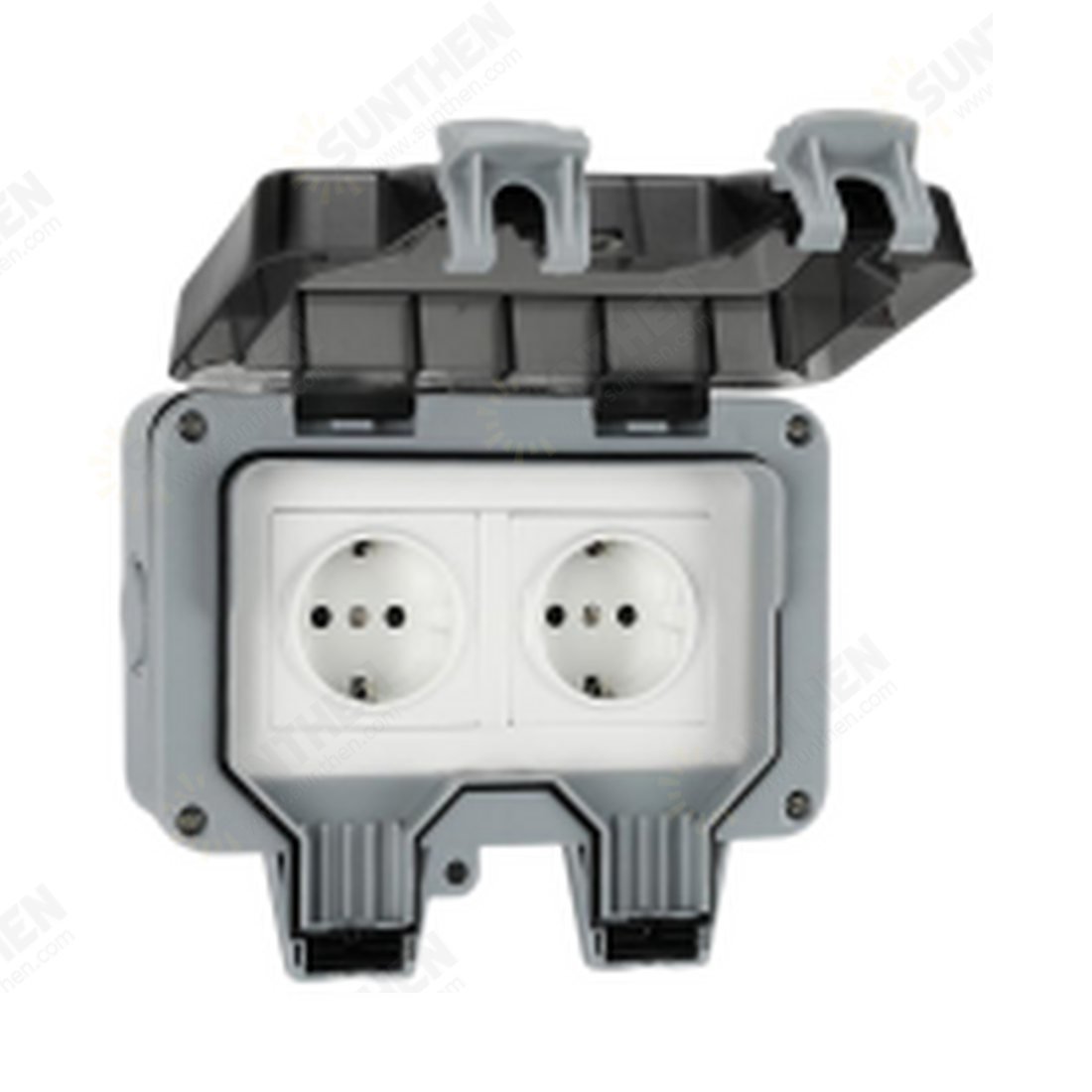 IP66 German Switch 16A Outdoor Waterproof Socket Rainproof Charging ...