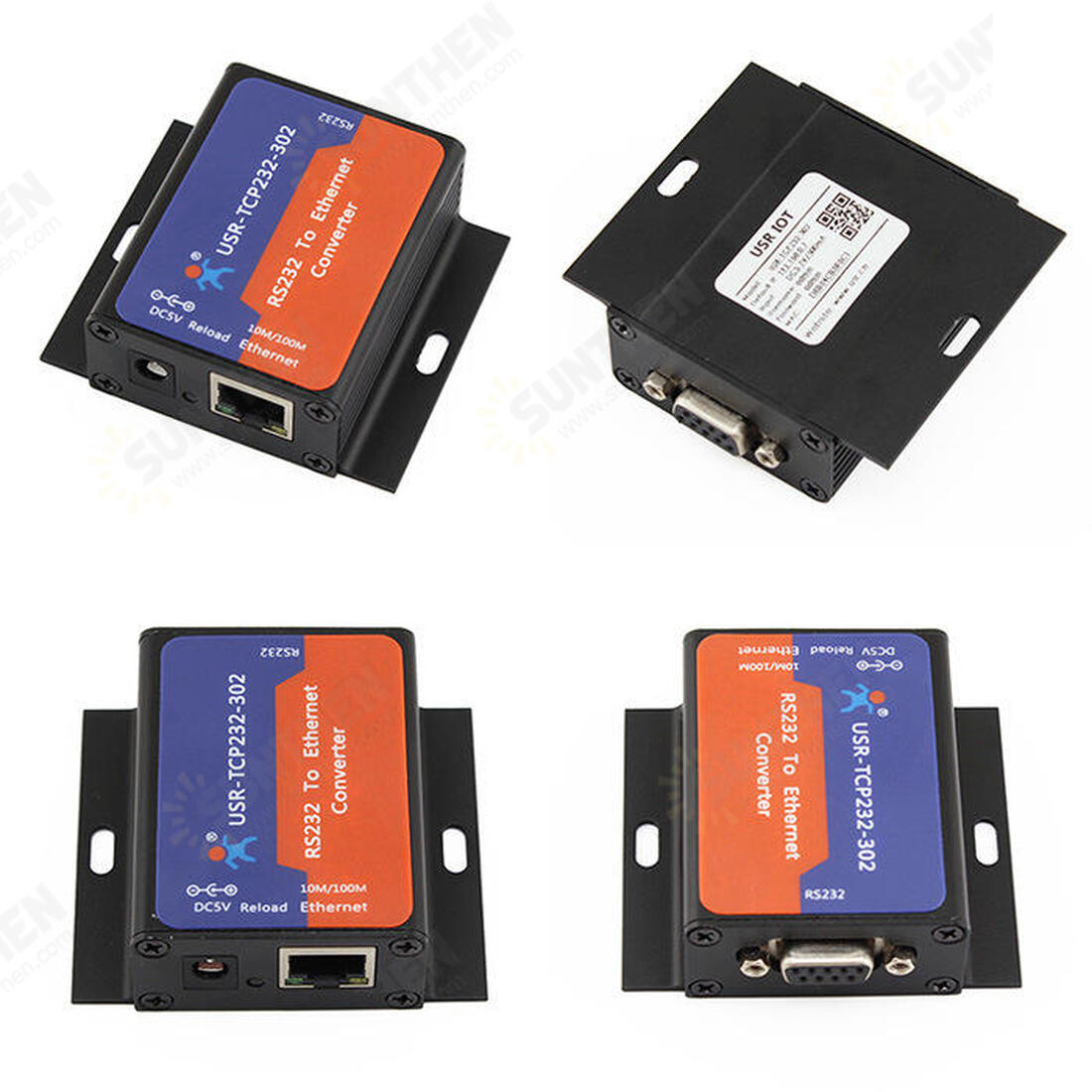 Q18041 USR-TCP232-302 Tiny Size Serial RS232 to Ethernet TCP IP Server ...