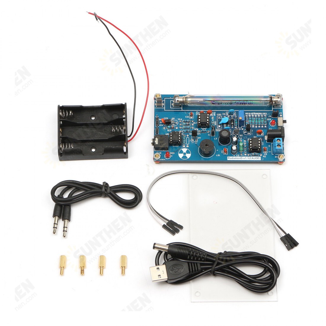 Assembled Geiger Counter Module Miller Tube GM Tube Nuclear Radiation ...