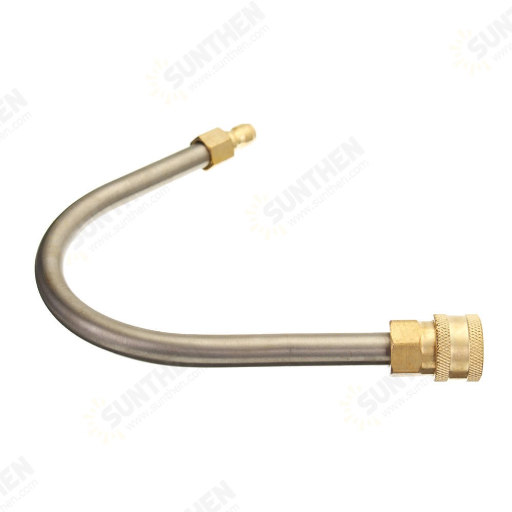 Gutter Cleaning Attachment U Bend Pipe for Telescopic Pressure Washer Lance