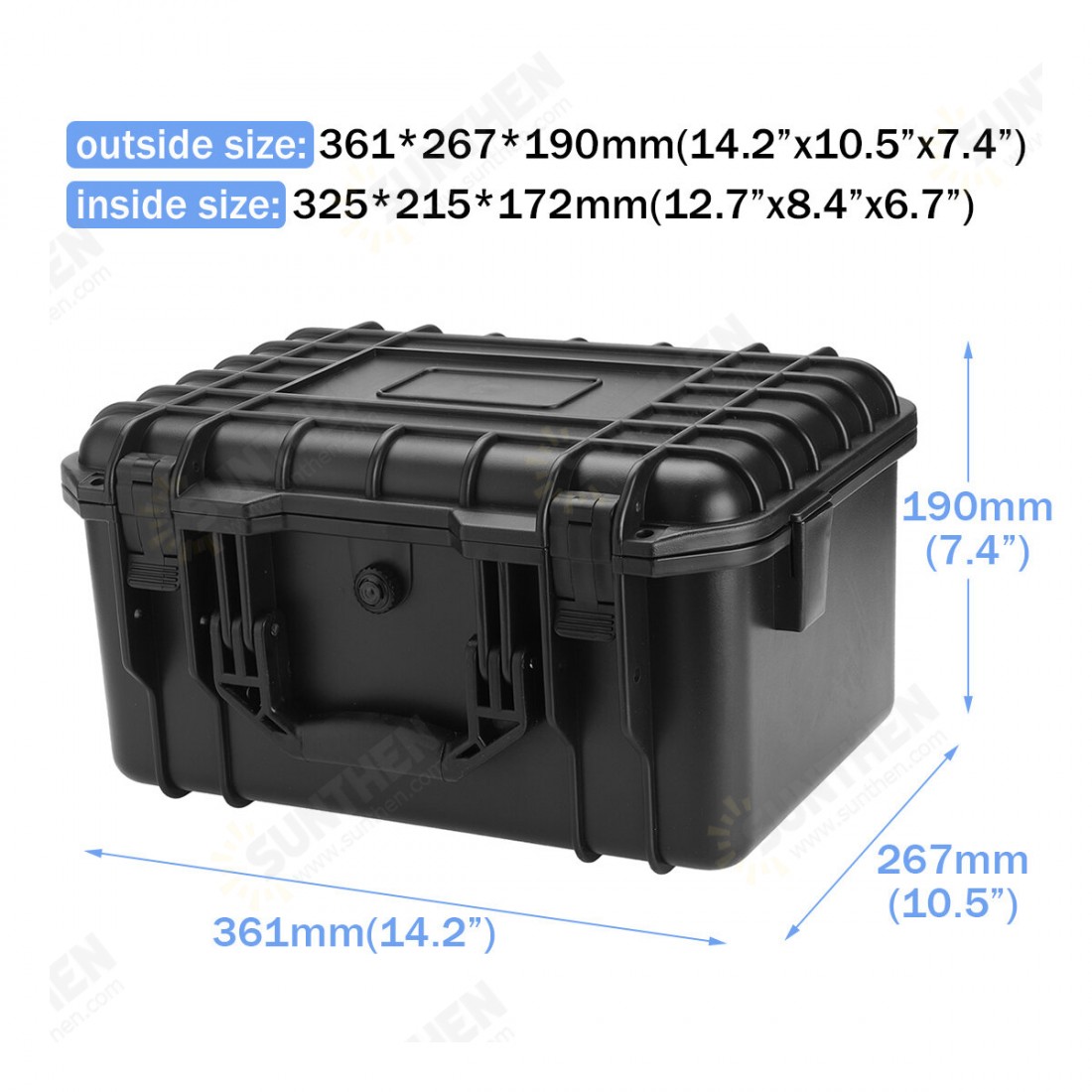 Plastic Packaging Box Waterproof Instrument Safety Protection Tool Box ...
