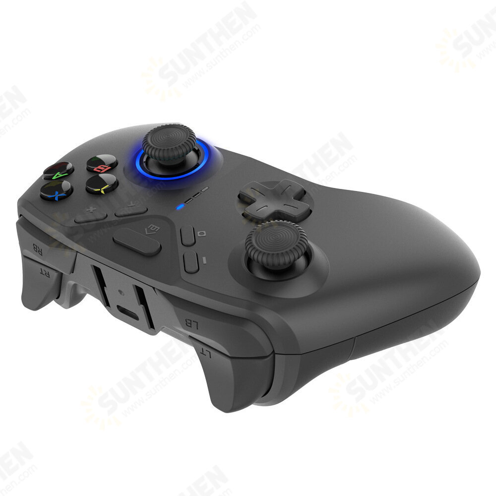 S820 Wireless Wired Game Controller Bluetooth Gamepad with Back Key Phone Holder for Nintendo ...