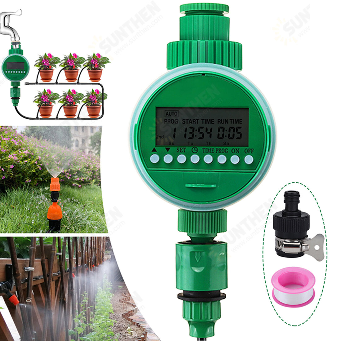 Electronic Garden Watering Timer Garden Automatic Irrigation Controller ...