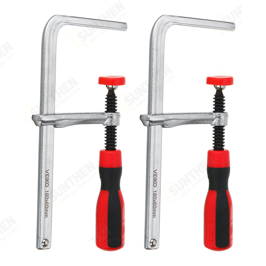 2PCS Quick Adjust Screw Handle Track Saw Rail Clamps MFT Clamps for ...