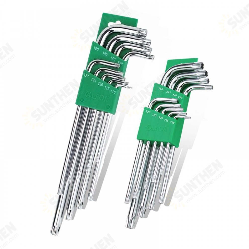 Inner Spline Allen Key with Middle Hole Wrench Set Torx Screwdriver ...